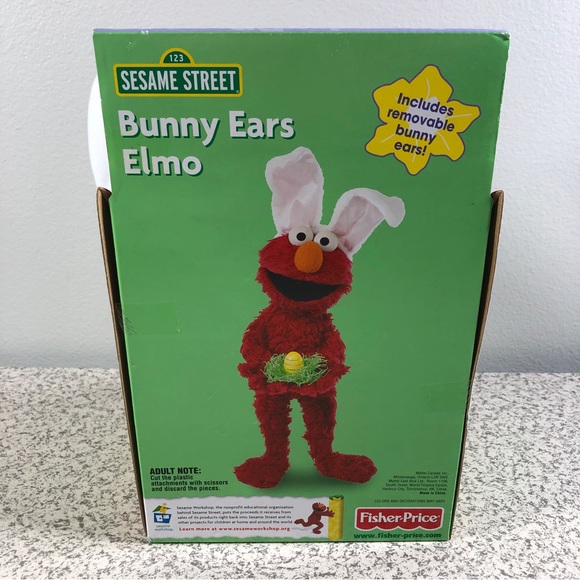 Fisher-Price | Toys | Fisher Price Sesame Street Bunny Ears Elmo Plush ...